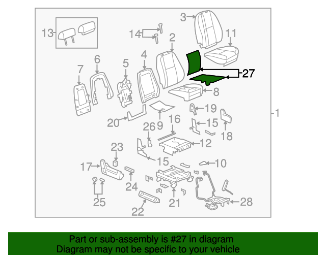 20792748 - OEM GM Seat Cushion Htr | GMPartsCenter.net | GM Parts Center