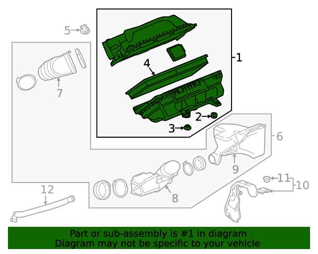 2018-2024 GM Air Cleaner 84843730 GM | GMPartsDirect.com