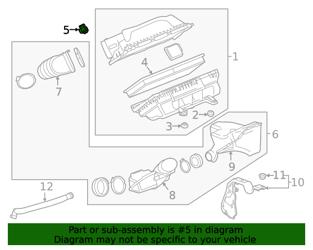 2014-2024 GM Mass Airflow Sensor 23262344 GM | GMPartsDirect.com