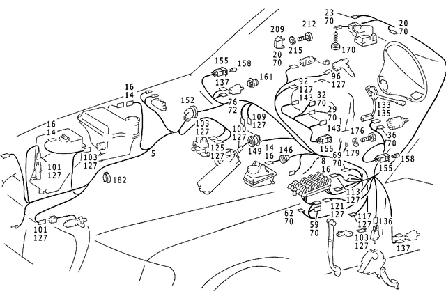 1990-2004 Mercedes-Benz Receptacle Housing 009-545-73-28 | Mercedes ...