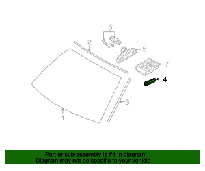 51317064098 - 2004-2014 BMW Drip Molding Clip (51-31-7-064-098) | BMW ...