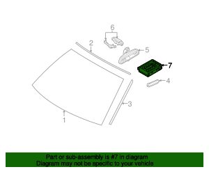 61-35-9-120-309 - Rain Sensor 2002-2010 BMW | AutoNationParts.com