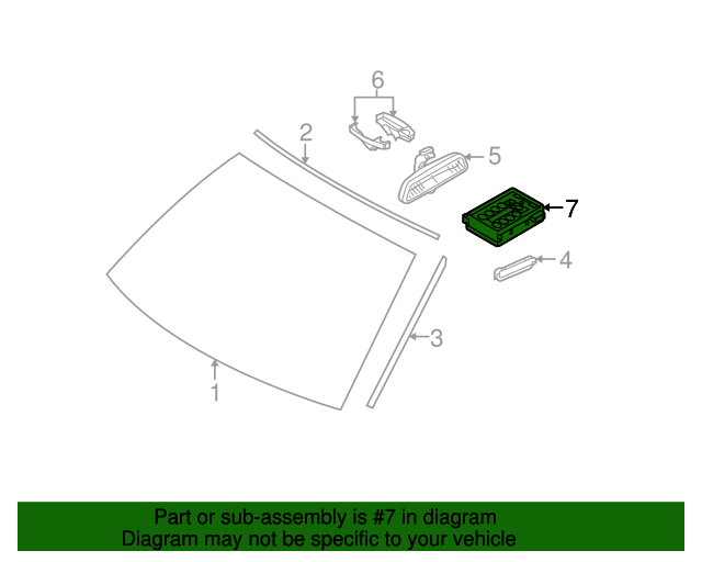 61-35-9-120-309 - Rain Sensor 2002-2010 BMW | AutoNationParts.com