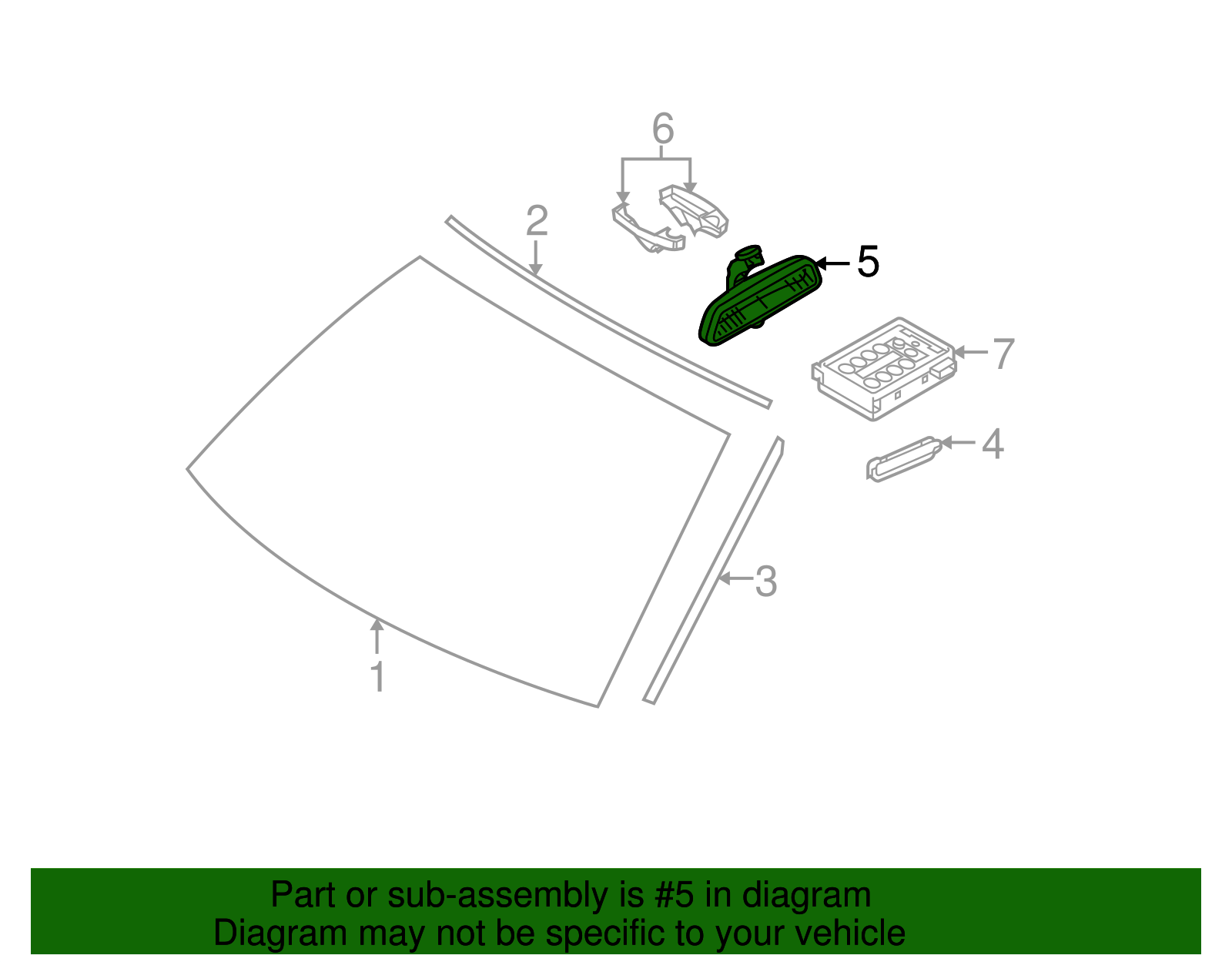 51169218046 - 1999-2015 BMW Mirror Inside (51-16-9-218-046) | BMW of ...