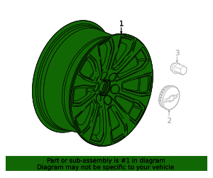 2019-2022 Chevrolet Wheel, Alloy 84227090 | GMPartsDirect.com