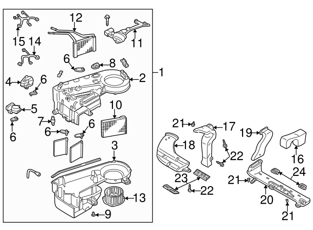 2000-2003 Mazda MPV Air Duct LC71-61-358 | Florida Mazda Parts