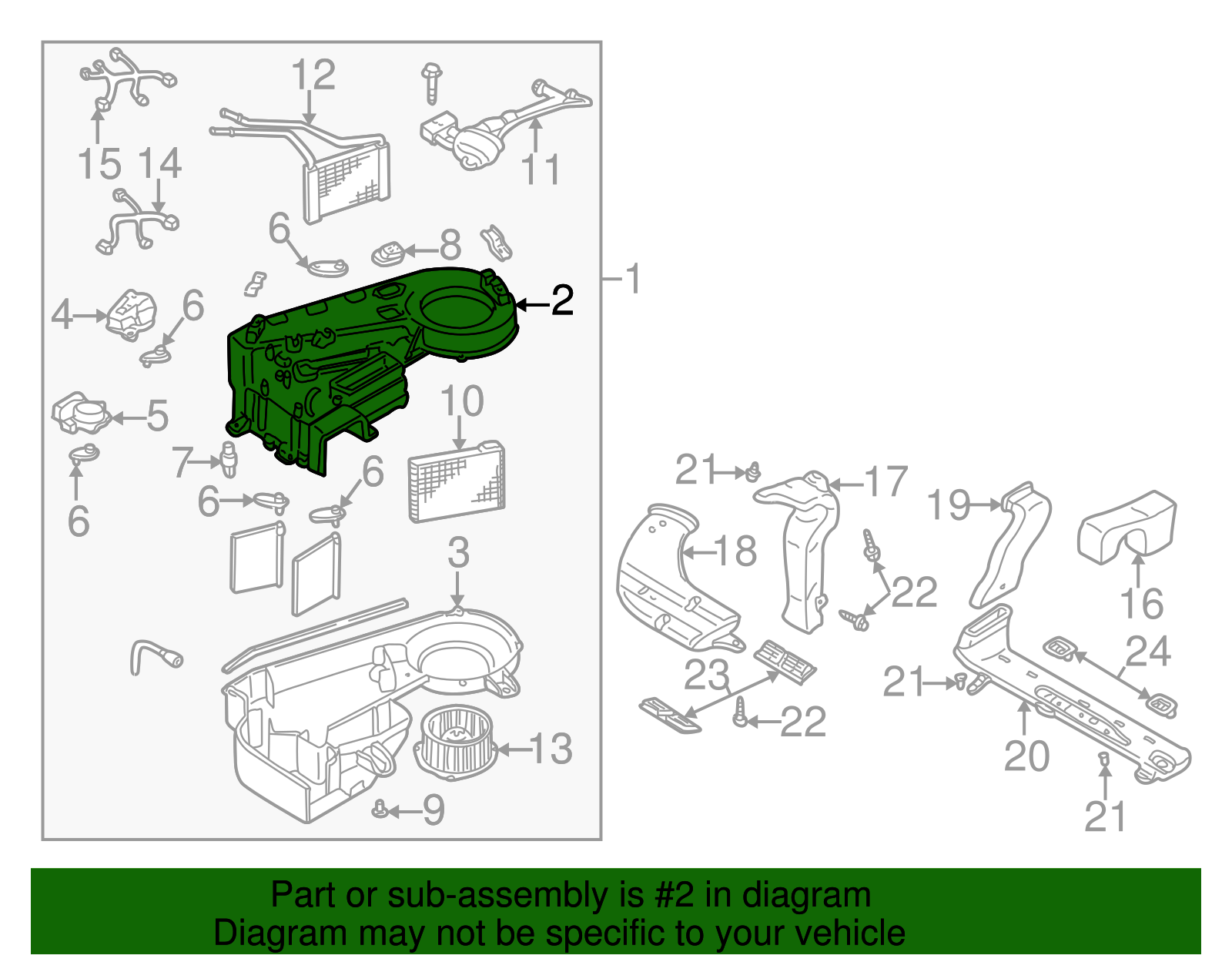 2000-2006 Mazda MPV Upper Case LC70-61-P01A | Mazda Parts Advantage