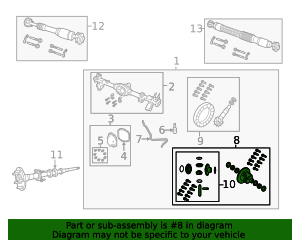 68393984AA - Center Differential Gear Kit - 2018-2020 Jeep Wrangler ...