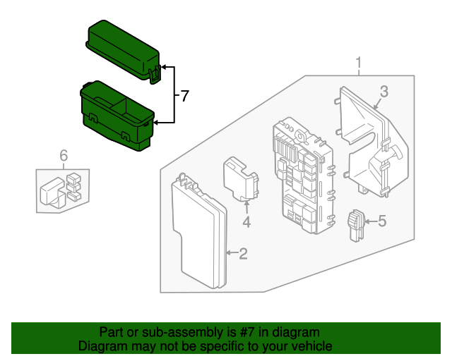 2007-2012 Mazda CX-7 Relay Box EG23-66-750 | RealMazdaParts.com
