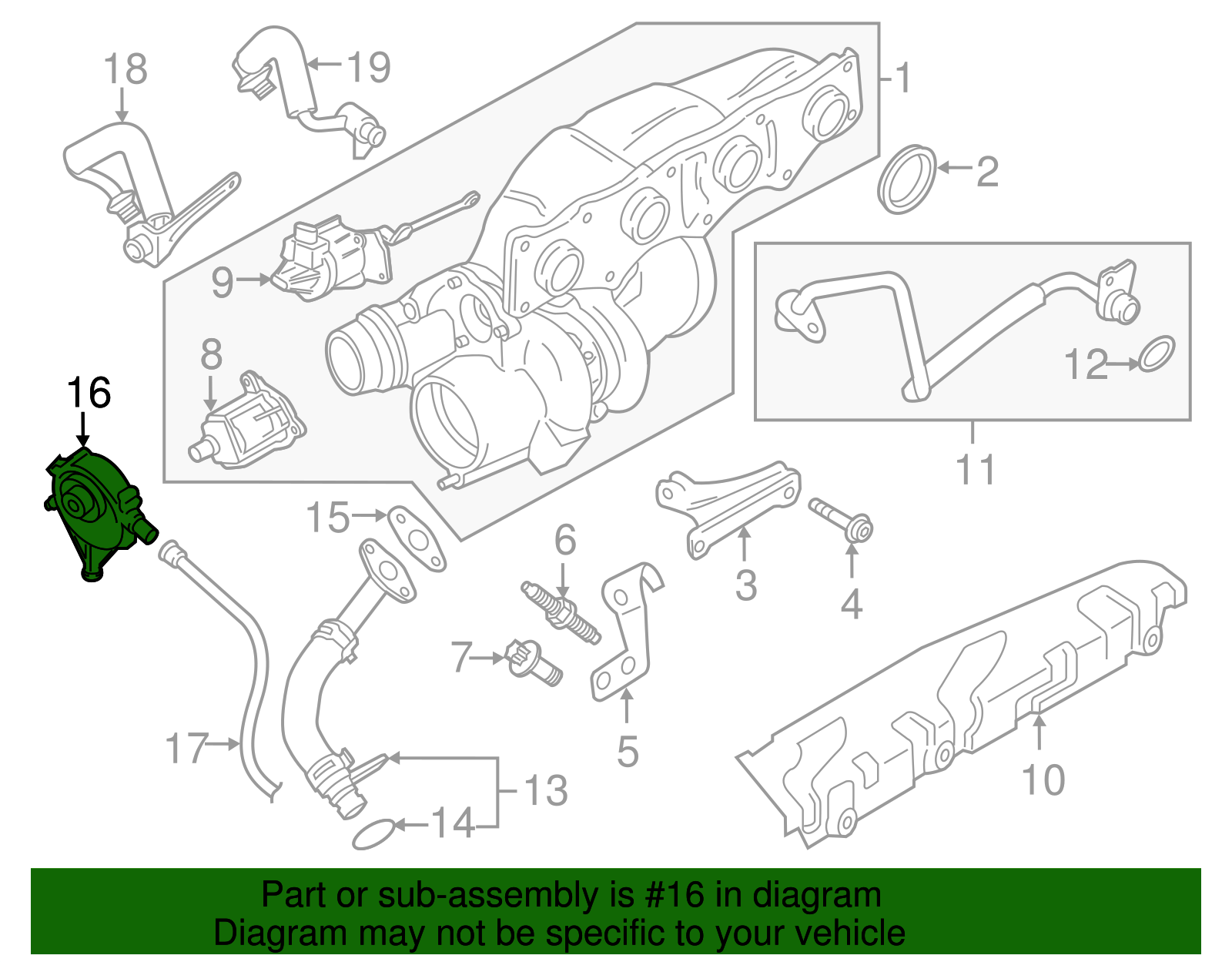 11-66-7-622-380 - Vacuum Pump 2014-2018 BMW | Online BMW Shop