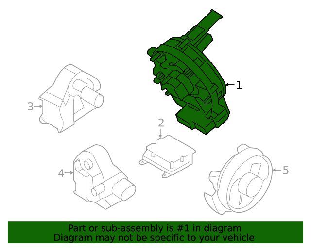 93490-G3140 - Clock Spring 2019-2024 Kia Forte | Kia.Parts Store