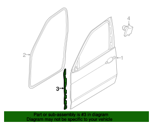 51767389661 - 2014-2018 BMW X5 Front Seal (51-76-7-389-661) | BMW of ...
