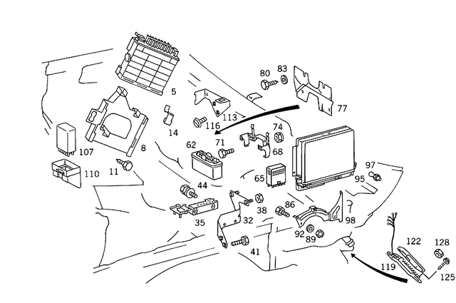 1990-1991 Mercedes-Benz Control Unit 006-545-84-32 | Mercedes-Benz Parts