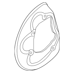 4K0-615-312 - Splash Shield 2018-2023 Audi | Audi OEM Parts