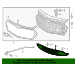 2018-2021 Chevrolet Traverse Front Lower Grille 84402021 GM ...