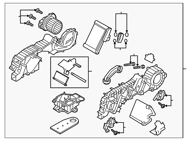 2016-2023 Mazda CX-9 AC & Heater Assembly TK48-61-87XC | RealMazdaParts.com