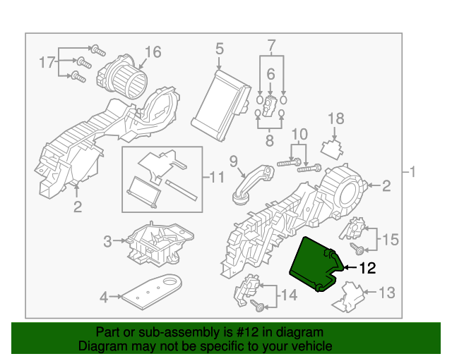 TK48-61-D10 - Heater Core 2016-2023 Mazda CX-9 | AutoNation Parts