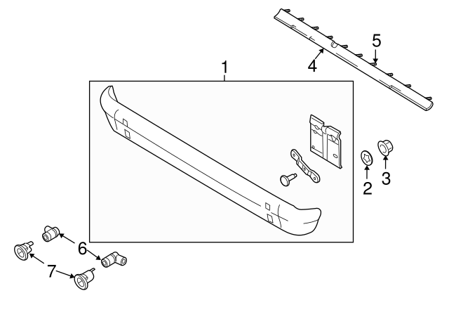 2007-2014 Ford Reverse Sensor Retainer 7C2Z-15A862-G | TascaParts.com