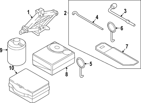 Jack & Components for 2025 Kia Sportage | Kia.Parts Store