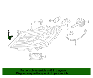 2012-2022 Ford Headlamp Assembly Screw -W700843-S442 | Village Ford