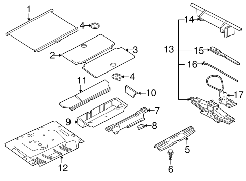Interior Trim - Rear Body for 2007 Ford Explorer | Blue Springs Ford Parts