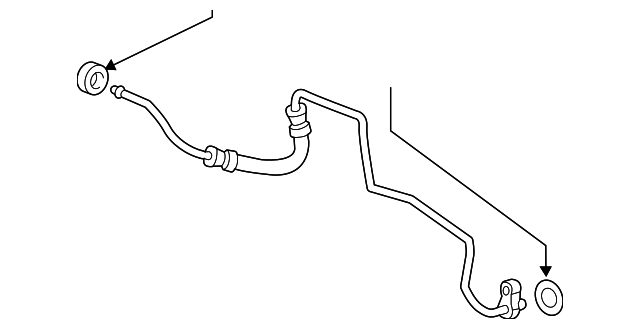 2019-2020 GM Automatic Transmission Oil Cooler Hose Assembly 84211763 ...