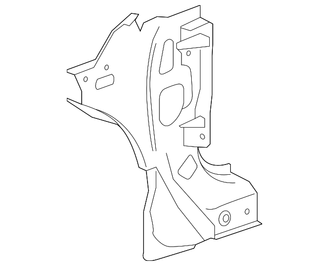 2014-2020 Chevrolet Impala Inner Hinge Pillar 23178023 | GMPartsDirect.com