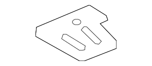 2013-2020 GM Hinge Pillar Reinforced Baffle 23265075 | TascaParts.com