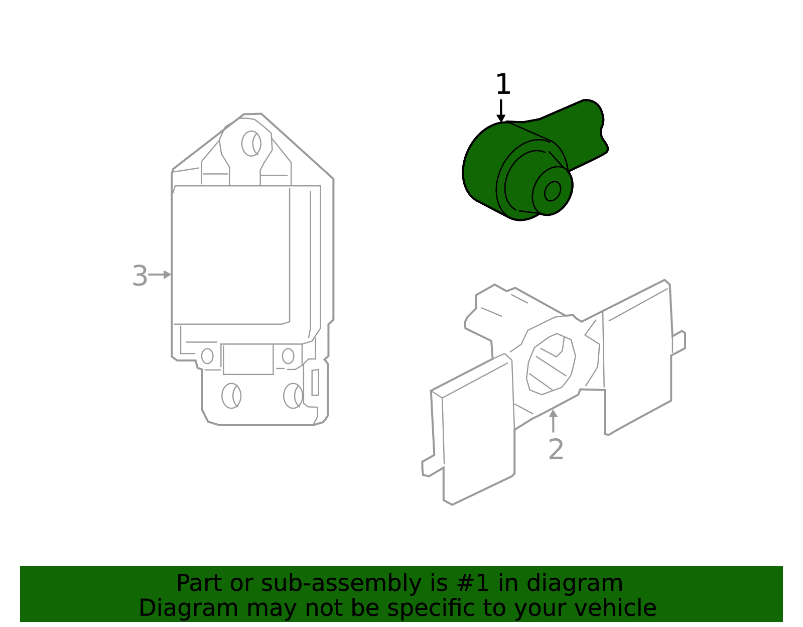 2019-2023 Nissan Maxima Park Sensor 28438-9DJ2A | Nissan Parts Central