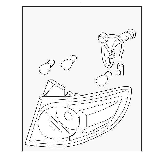 2007-2009 Hyundai Santa Fe Tail Lamp Assembly 92402-0W050 | OEM Parts ...