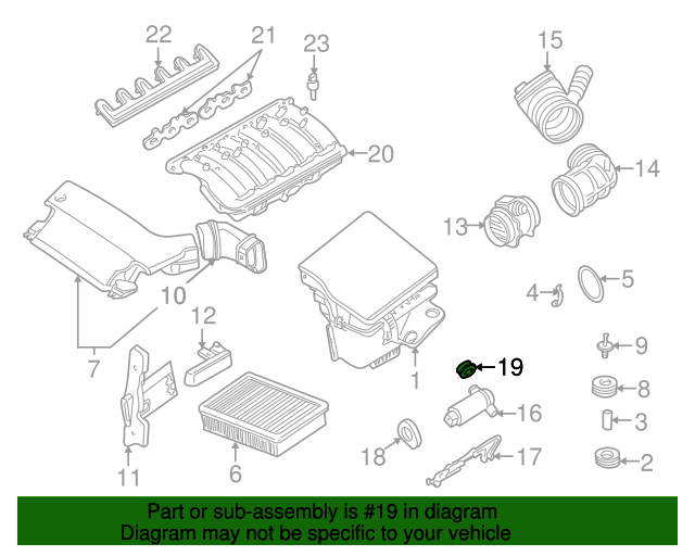 11611437453 - 1999-2006 BMW Fuel Injection Idle Air Control Valve ...