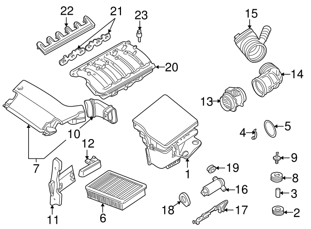 Genuine BMW 51-47-1-919-209 | Engine Air Duct Rivet | FREE Shipping on ...