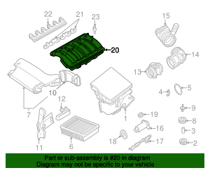 11-61-7-525-752 - Engine Intake Manifold 2001-2006 BMW ...