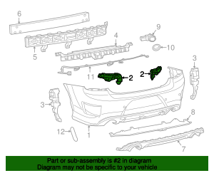 2015-2020 Dodge Charger Side Support 68226563AA | TascaParts.com