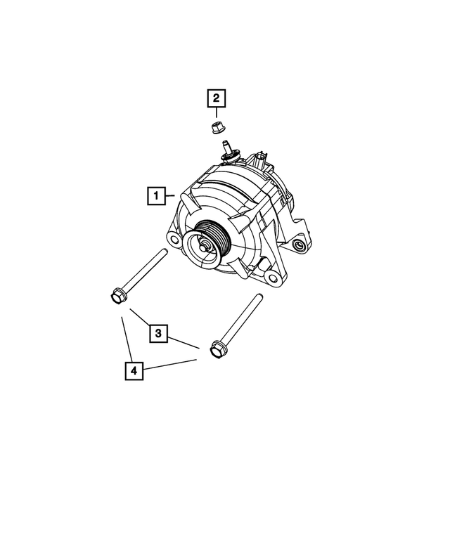 2014-2024 Ram Alternator 56029644AB | Mopar America