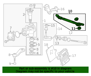 22913604 - Center Link - 2015-2016 GM | Findlay Part