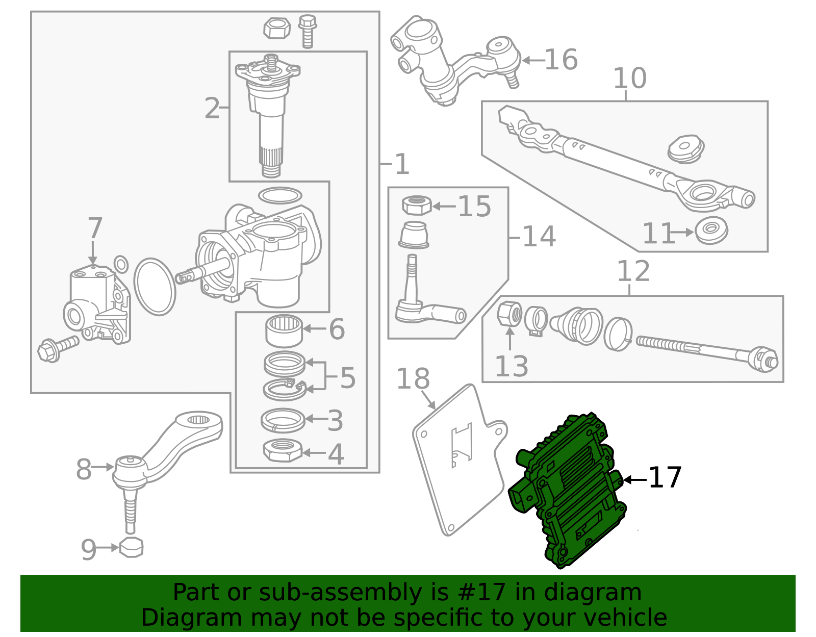 2016-2019 GM Power Steering Control Module 84446361 GM | GMPartsDirect.com