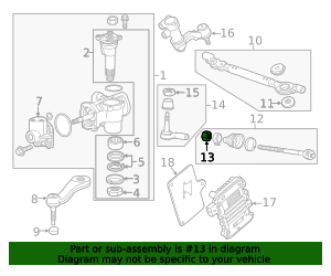 22913602 - OEM GM Outer Tie Rod | GMPartsCenter.net | GM Parts Center