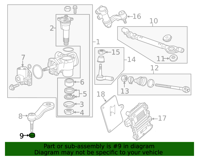 1994-2019 GM Multi-Purpose Nut 11516133 GM | GMPartsDirect.com
