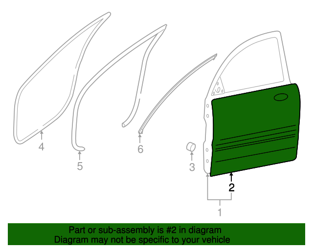 76111-F6000 - Outer Panel 2017-2020 Kia Cadenza | Kia.Parts Store