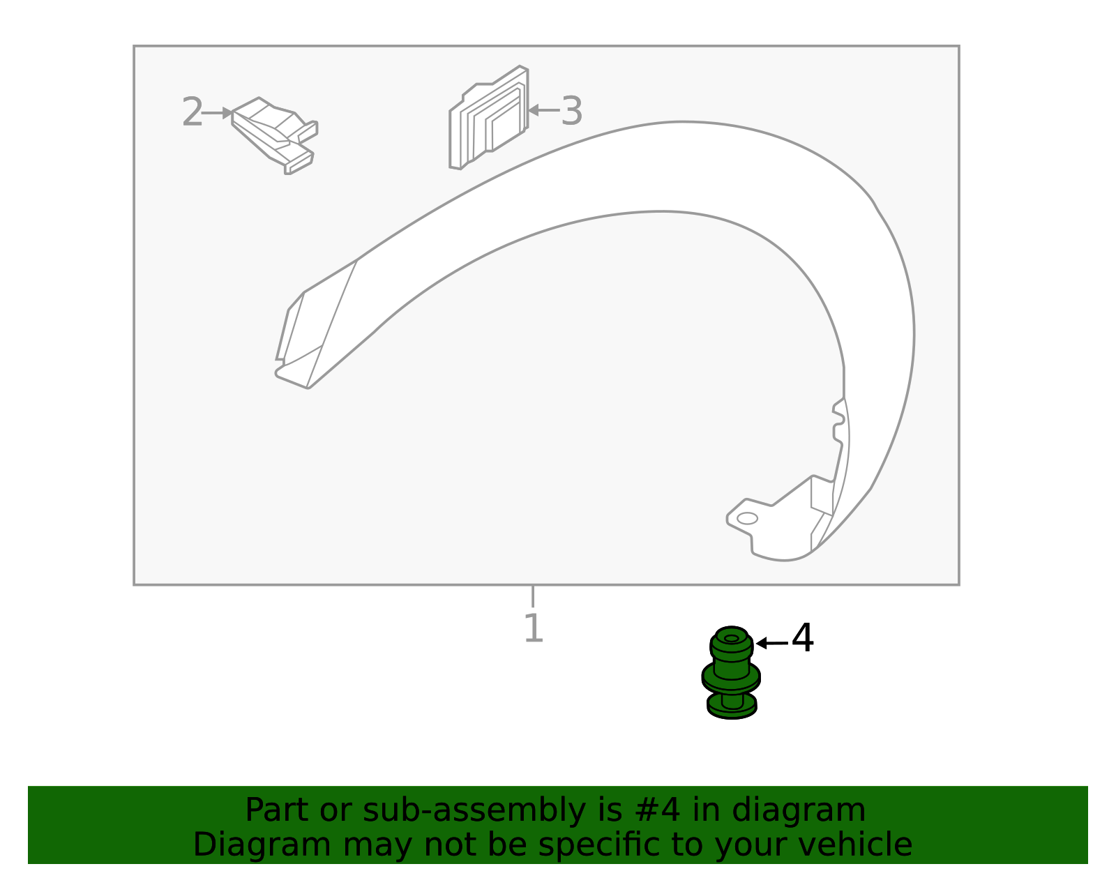 2022-2025 Genesis Clip Side Garnish Mtg 877B9-AR000 | OEM Parts Online