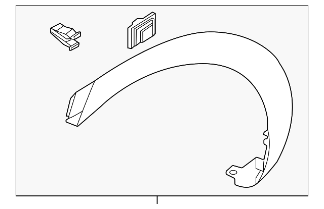 2022-2025 Genesis GV70 Wheel Opening Molding 87742-AR100 | OEM Parts Online