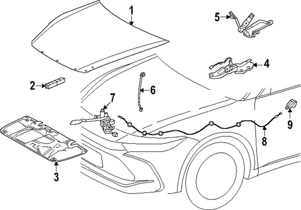 2023-2025 Toyota Crown Lifter 53460-30180 | Toyota San Diego Parts