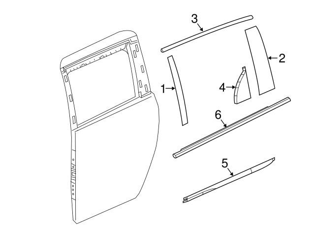 2017-2021 Chrysler W/Strip 68363238AB | TascaParts.com