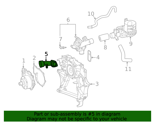 906-501-29-82-64 - Upper Hose 2014-2022 Mercedes-Benz | Mercedes-Benz ...