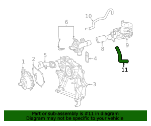 906-501-20-82 - Lower Hose 2010-2022 Mercedes-Benz | Mercedes-Benz USA ...