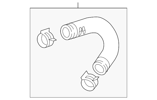 2016-2022 GM Radiator Inlet Hose 84829303 | Auto Parts Express