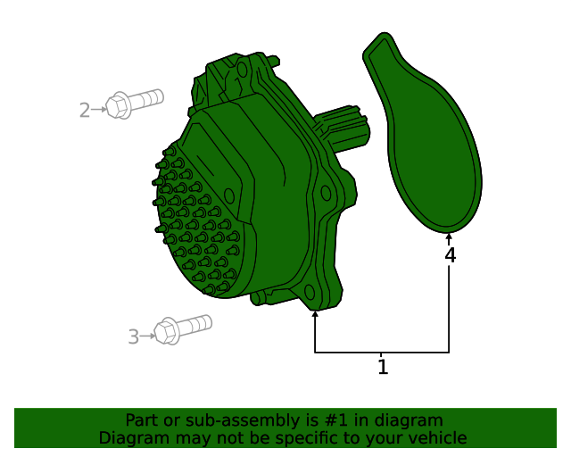 2023-2024 Toyota Corolla Water Pump 161A0-39045 | Toyota San Diego Parts