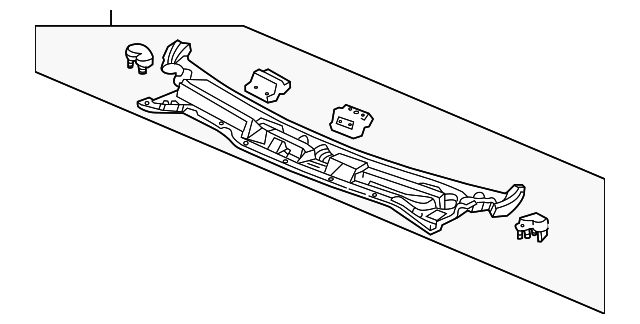 1998-2002 Honda Accord Cowl Top Assembly 74200-S84-A00 | OEM Parts Online