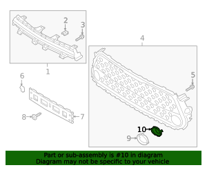 86566-K0000 - Trim Ring Mount Bracket 2020-2022 Kia Soul | Kia.Parts Store